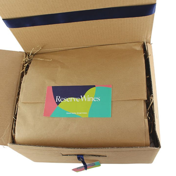 Stacked 6 bottle gift hamper box (Empty) - Reserve Wines