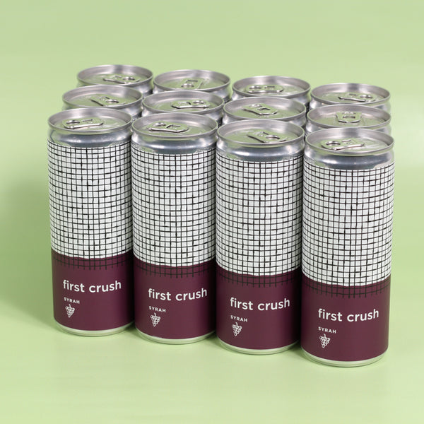 First Crush Cans - Syrah 12 Pack - Reserve Wines