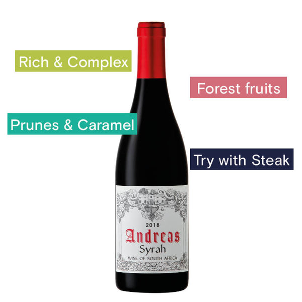 Andreas Syrah 2021 | South African Red Wine | Reserve Wines